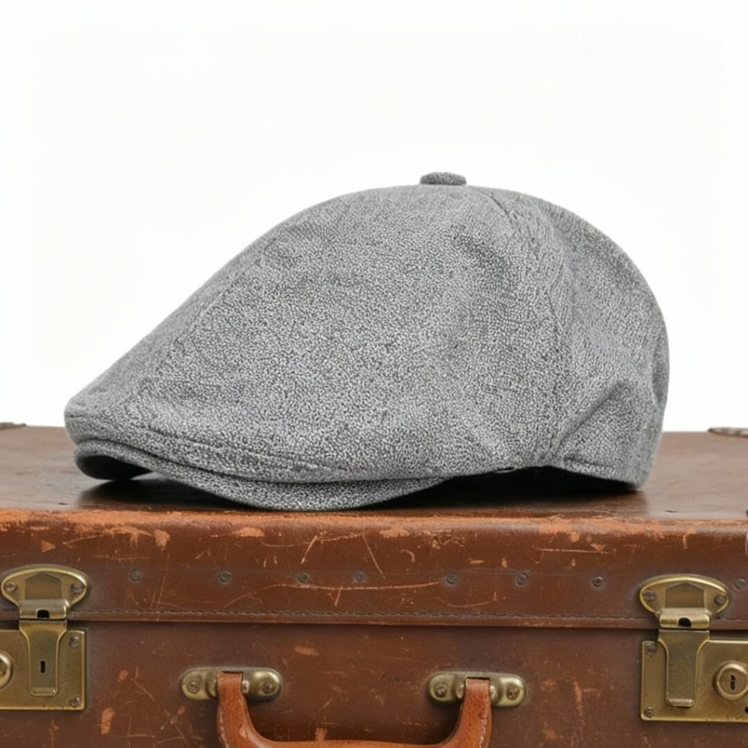Linen Blend Flat Cap | MUNICH – George Caps