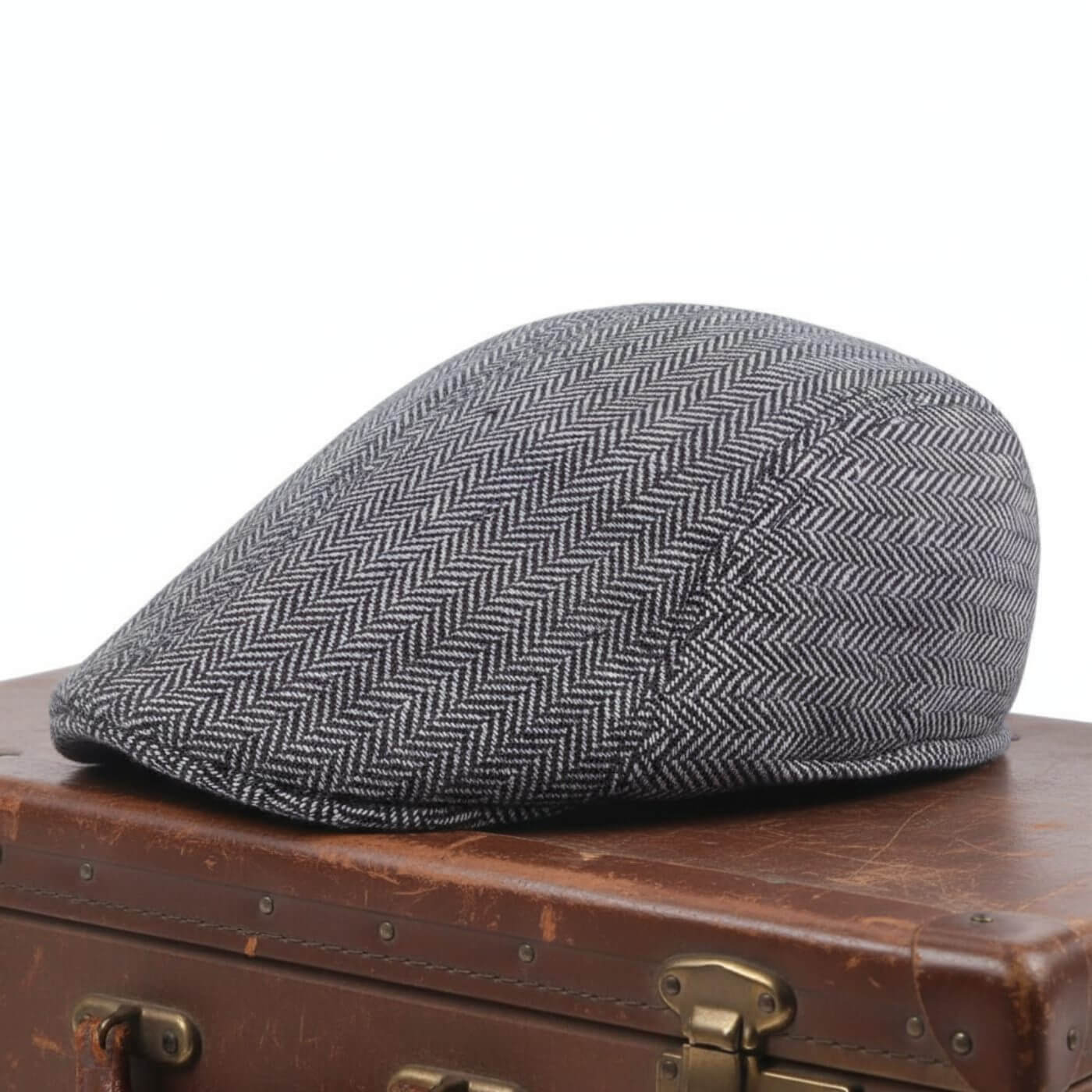 Herringbone Cotton Blend Cap | PUEBLO – George Caps